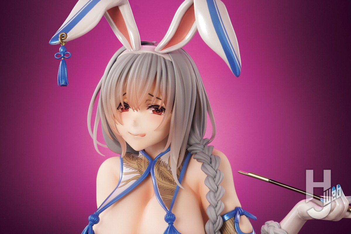 漫画家・ひなづか涼氏が描くチャイナ×バニーガールの「白月」をビッグサイズでフィギュア化！【BINDing】 – Hobby JAPAN Web